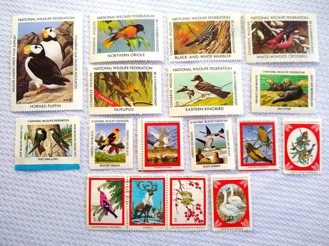 Collectible National Wildlife Federation Stamps From the 1960s to the ...