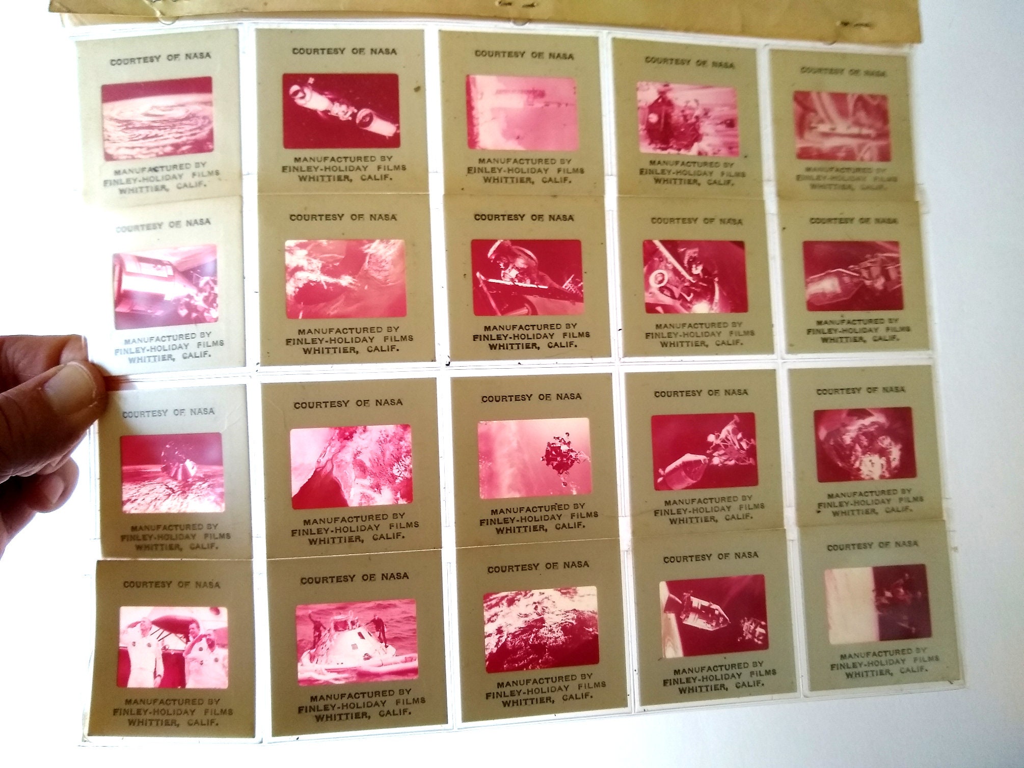 1969 Authentic Apollo 9 35mm Color Slides Set Moon Flight Series Mfg by ...