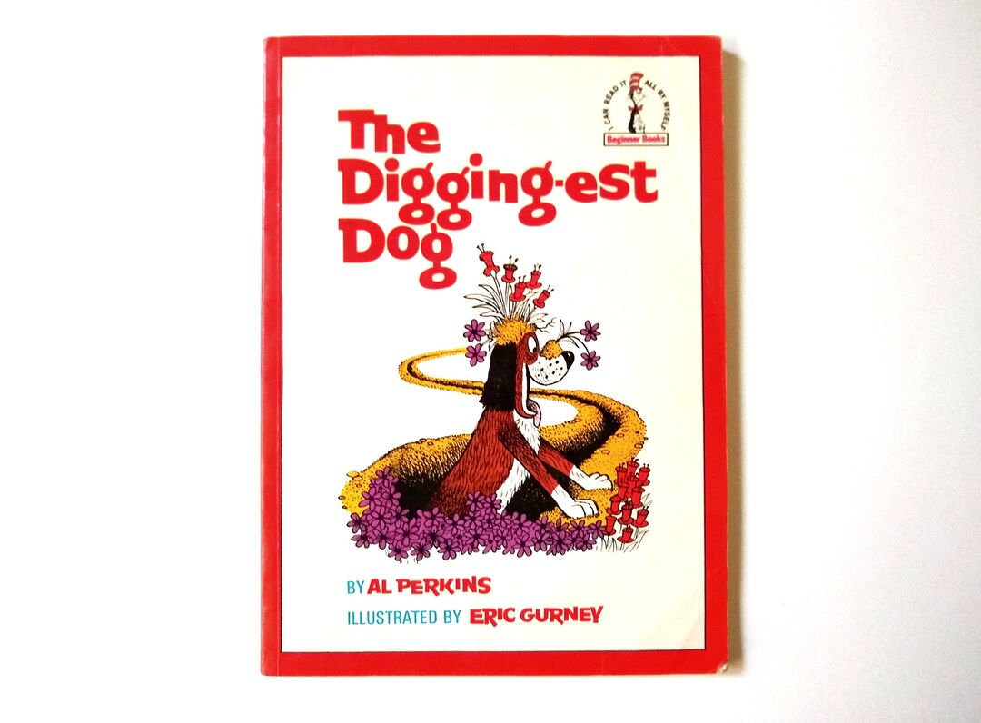 1969 First U.K. Edition the Digging-est Dog Dr Seuss Beginner Books ...