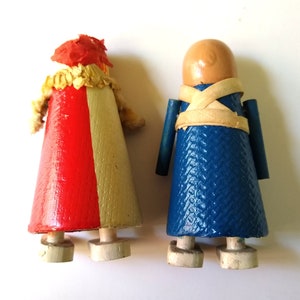 1930s Set Wilson Ramp Walkers, Wood Clown Walker, Old Rustic Wood Toy ...