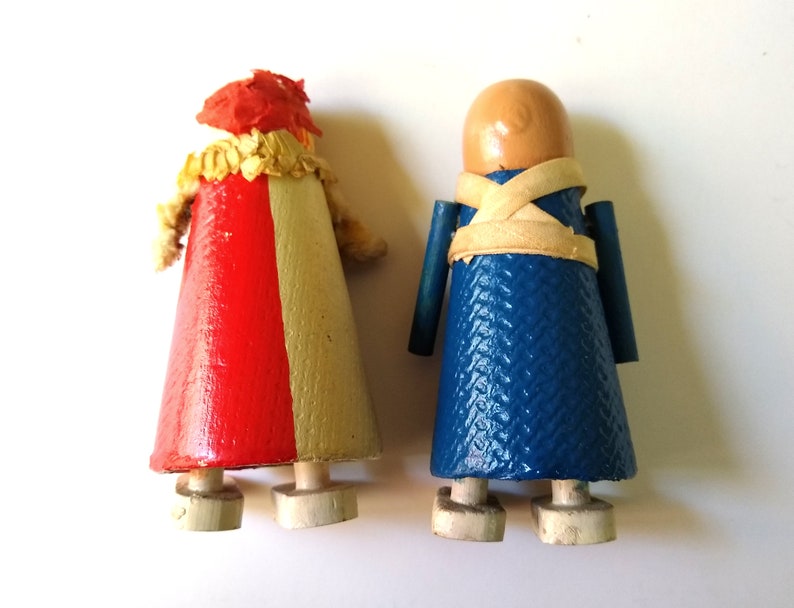 1930s Set Wilson Ramp Walkers Wood Clown Walker Old Rustic - Etsy