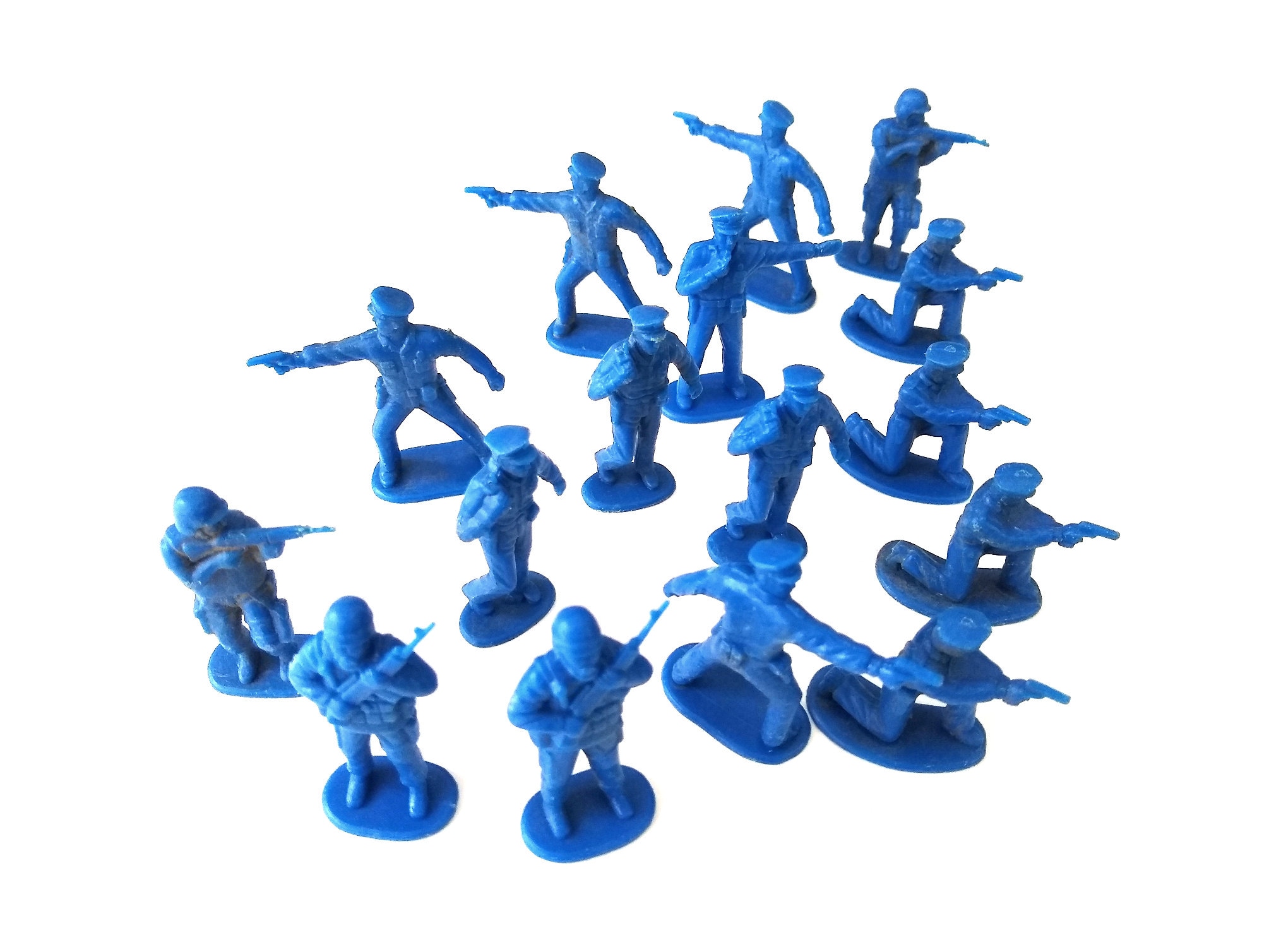 Lot of 53 Vintage Mini Plastic Toy Figures, Spacemen, US Army Soldiers ...