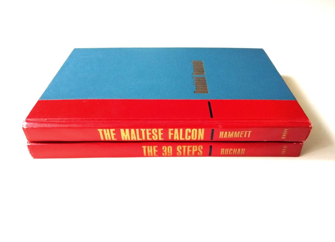 The 39 Steps by John Buchan and the Maltese Falcon by Dashiell Hammett ...