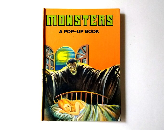 1987 Monsters A Pop-up Book for Halloween, Spooky 3D Pop-ups of Mummies ...