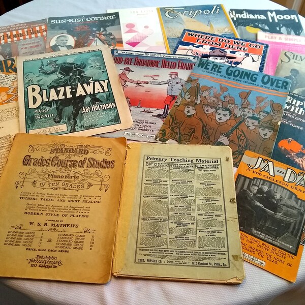 Rare Sheet Music - Etsy