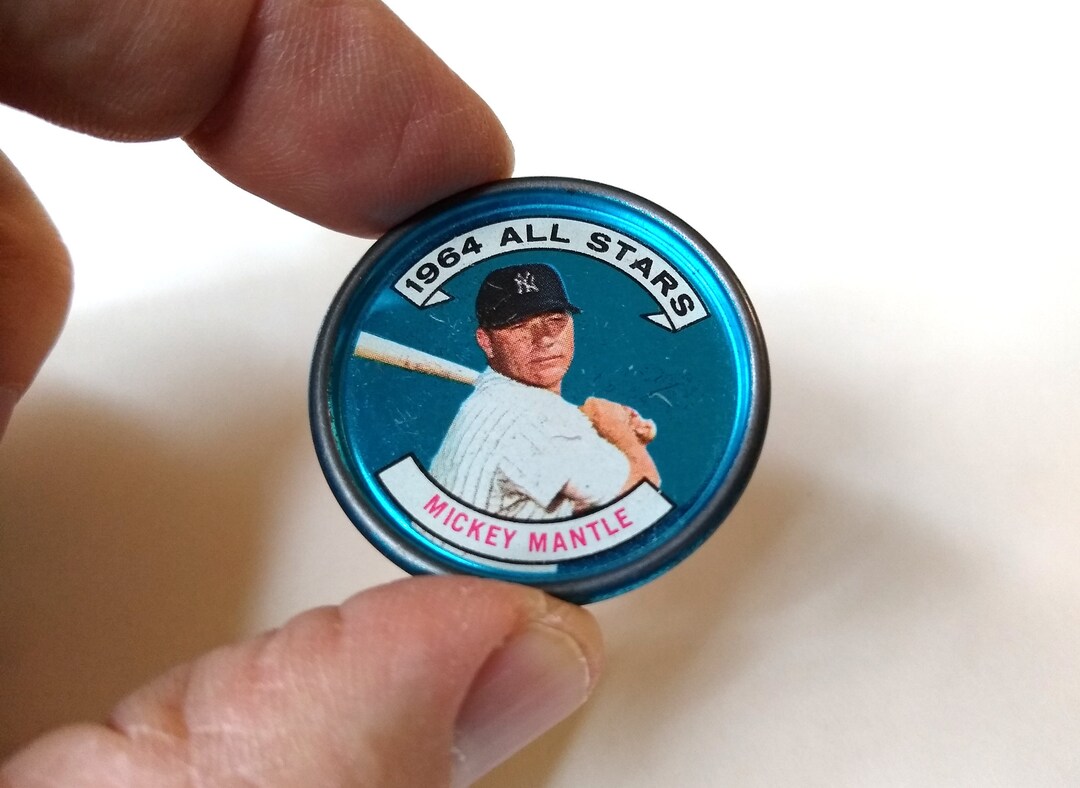1964 Topps All Stars 131 Mickey Mantle Coin, Mickey Mantle 1964 Topps ...