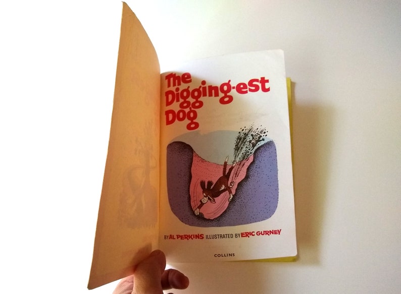 1969 First U.K. Edition the Digging-est Dog Dr Seuss Beginner Books ...