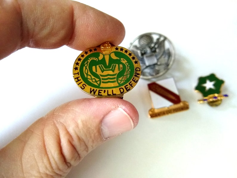 4 Vintage Military Pins/badge U.S. Army Drill Instructor - Etsy