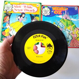 1960s Peter Pan 45 RPM Vinyl Records - F1207 Snow White and the Seven ...