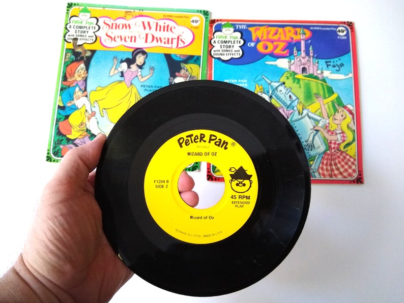 1960s Peter Pan 45 RPM Vinyl Records F1207 Snow White and - Etsy