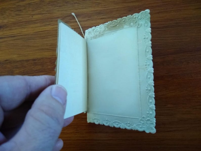 Antique 1800s Victorian Elaborate Decorative Christmas Card Booklet ...