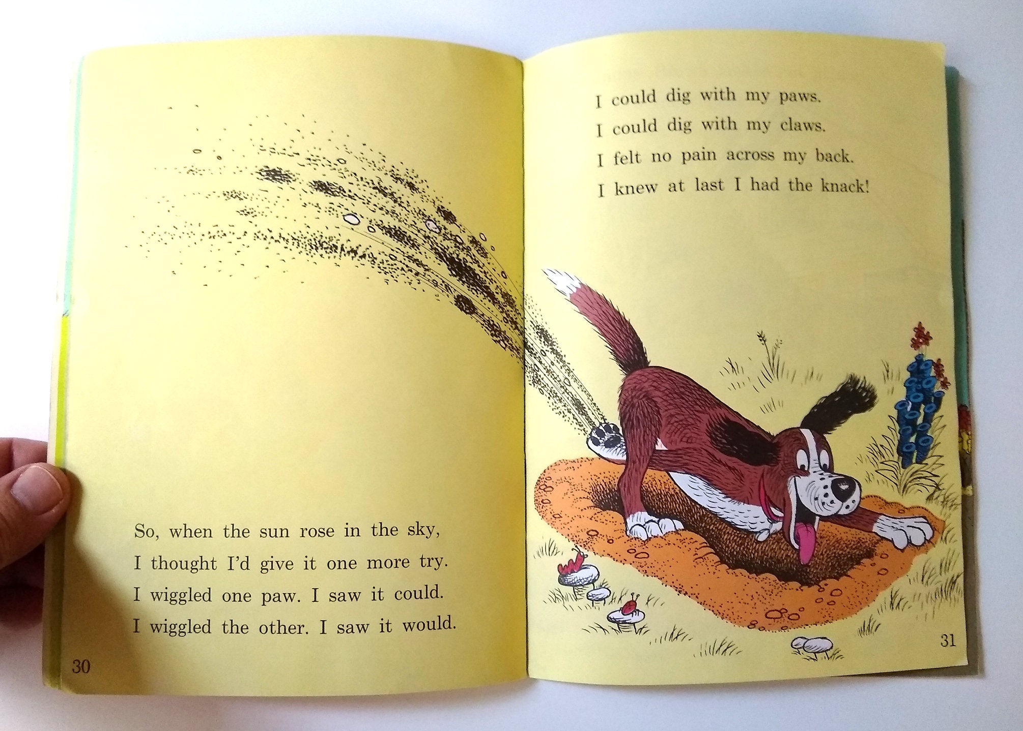 1969 First U.K. Edition the Digging-est Dog Dr Seuss Beginner Books ...