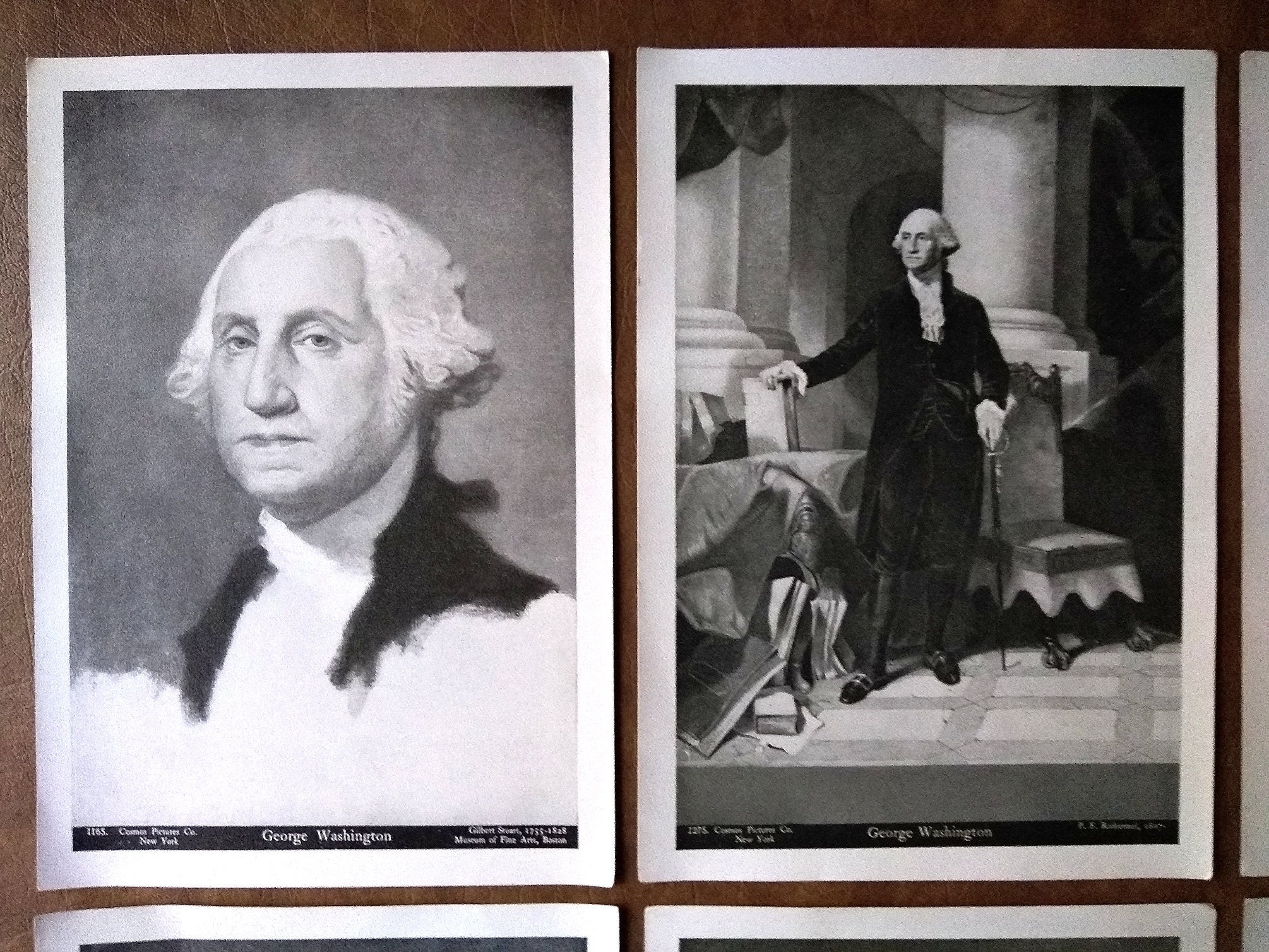 11 Antique Cosmos Pictures Co Prints - George Washington (3), Martha ...