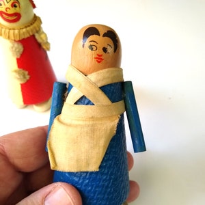 1930s Set Wilson Ramp Walkers, Wood Clown Walker, Old Rustic Wood Toy ...