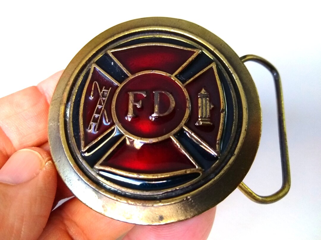 Fantastic 1977 Fireman Belt Buckle, Wear Your Pride for Fighting Fires ...