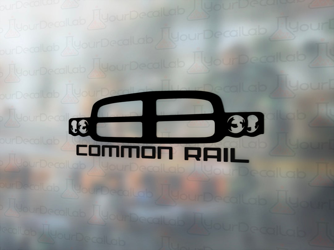 Common Rail 3rd Gen Grille Decal Many Colors & Sizes - Etsy