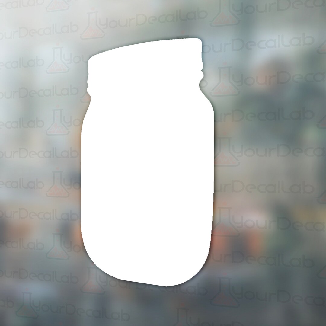 Mason Jar Decal Many Colors & Sizes - Etsy