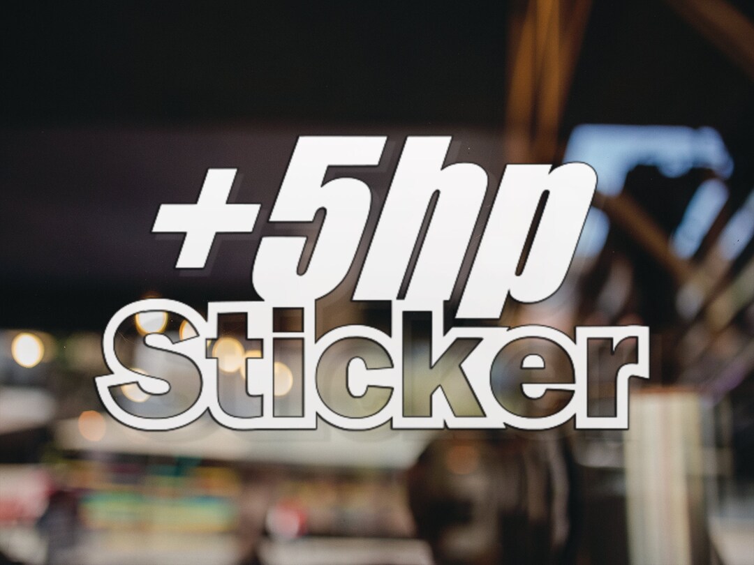 5HP Decal Many Colors & Sizes - Etsy