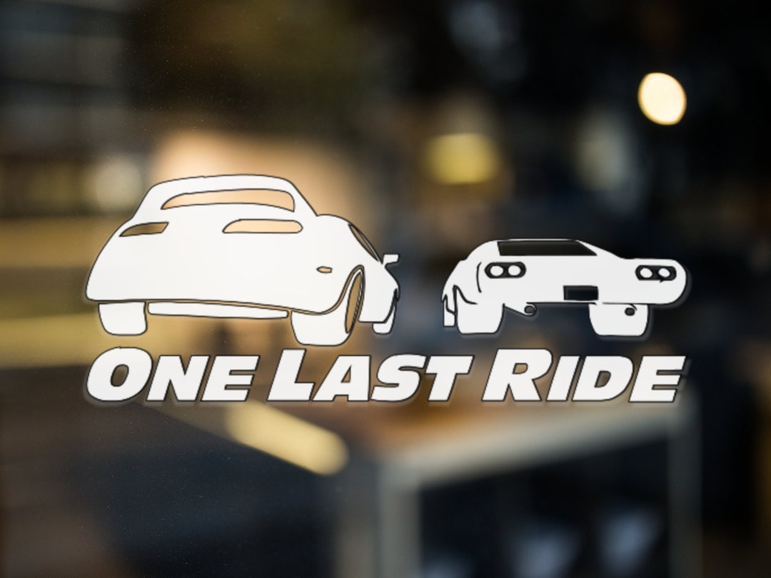 One Last Ride Decal Many Colors & Sizes - Etsy