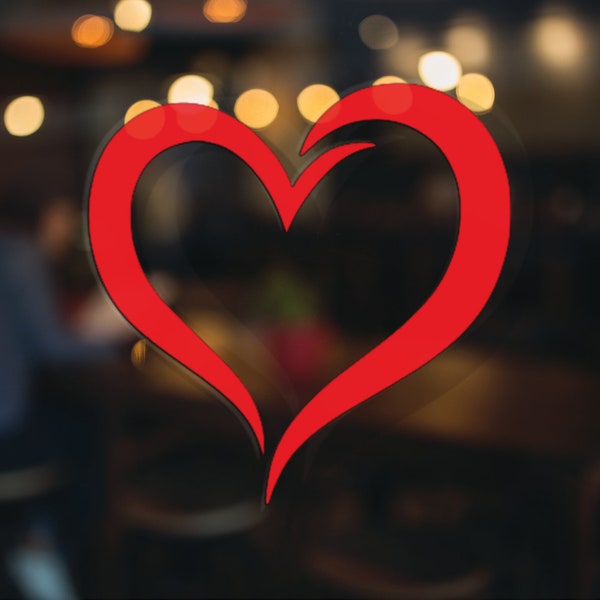 Heart Car Decal - Etsy