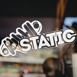 Static Decal Many Colors & Sizes - Etsy