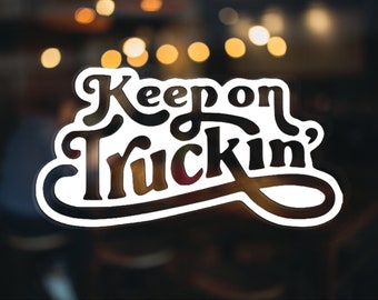 Trucker Life Decal Truck Decal Bumper Sticker Window - Etsy