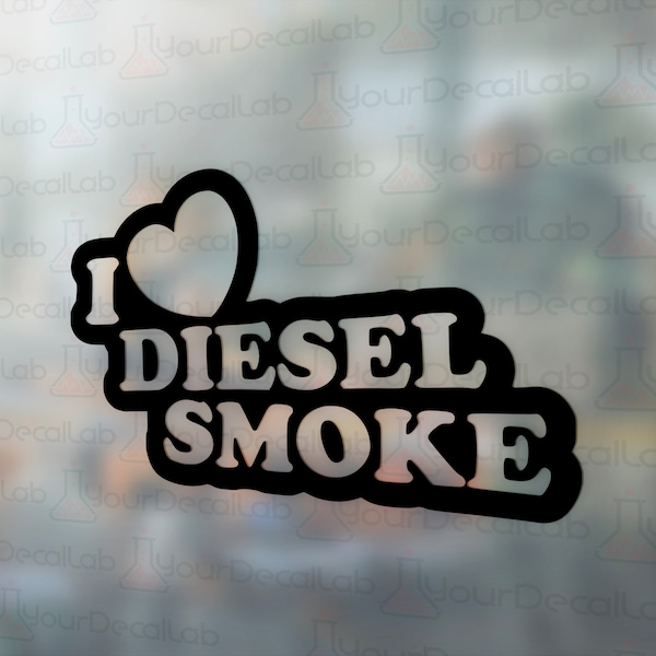 Diesel Smoke Decal - Etsy