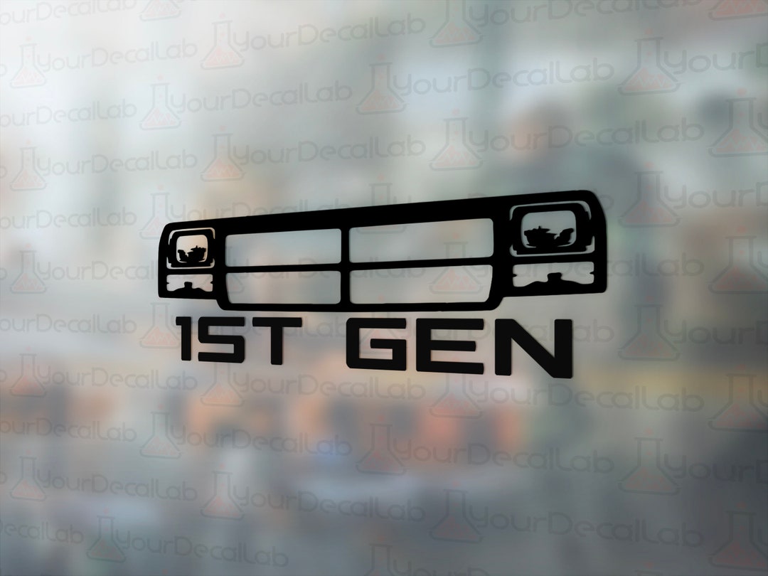 1st Gen Grille Decal Many Colors & Sizes - Etsy