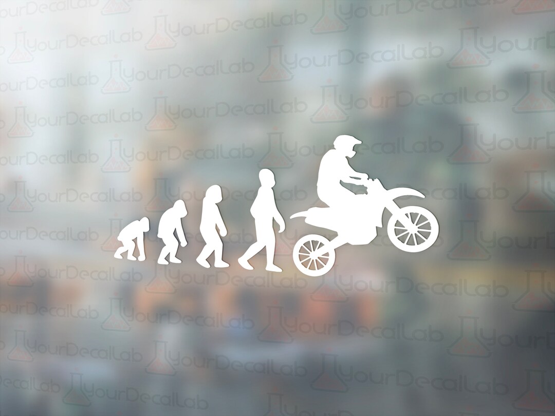 Motocross Evolution Decal Many Colors & Size - Etsy