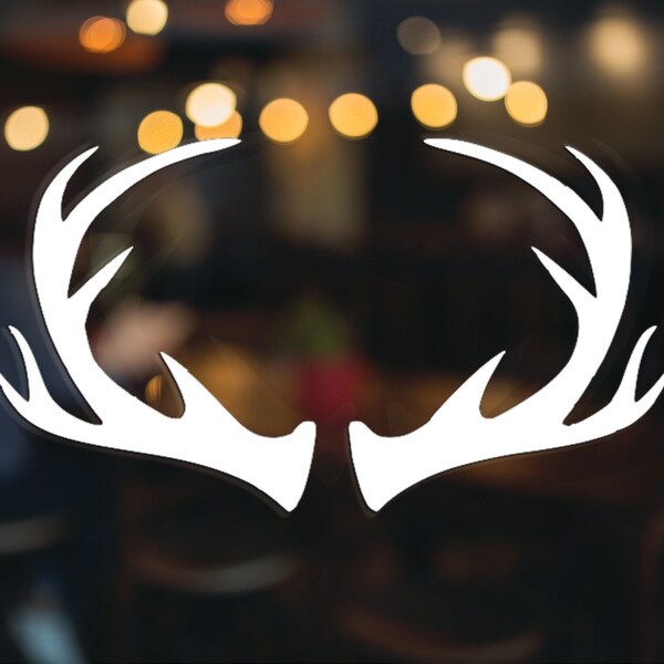 Antlers Decal - Etsy