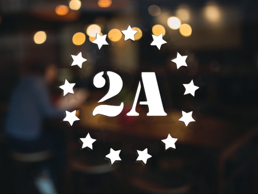 2A 2nd Amendment Decal Many Colors & Sizes - Etsy