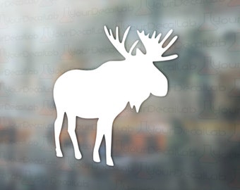 Moose Vinyl Decal Sticker Nature Truck Decal Compass Rose - Etsy