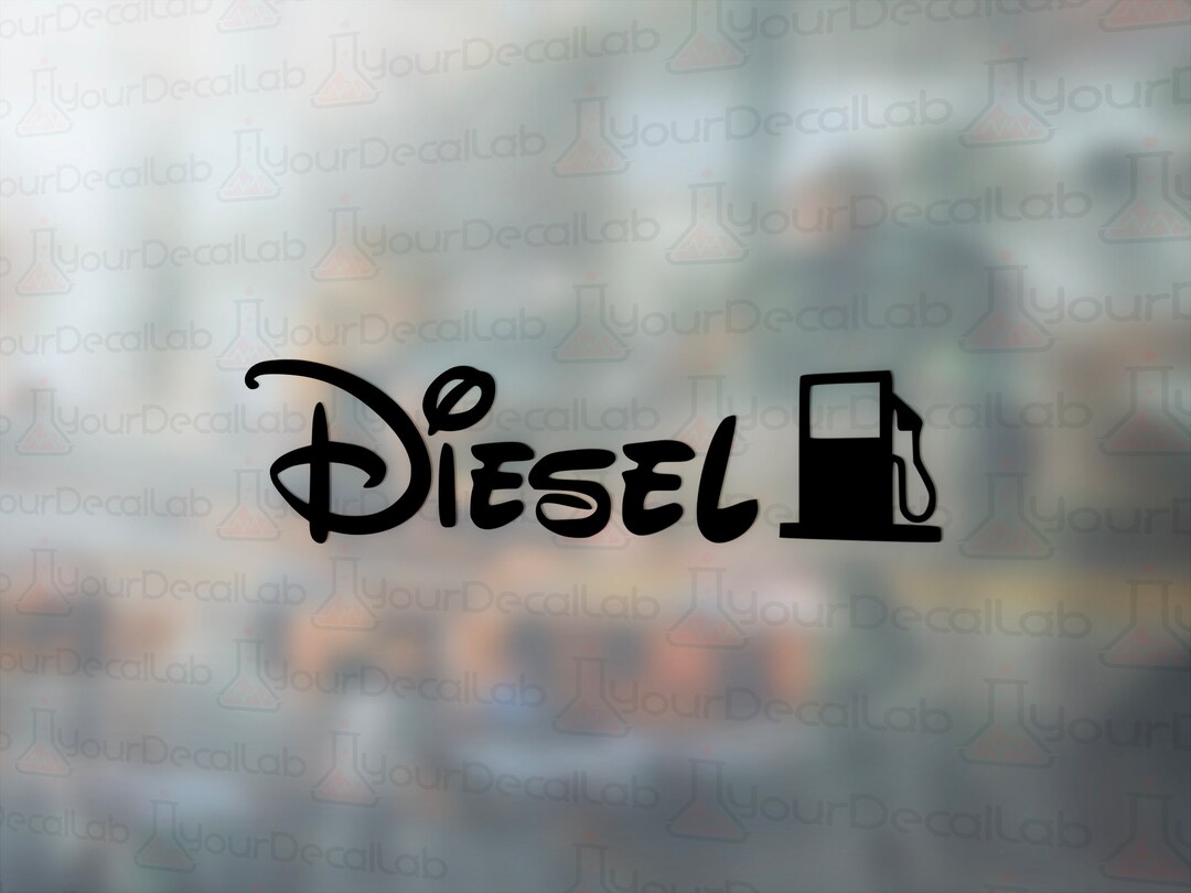Diesel Fuel Decal Many Colors & Sizes - Etsy