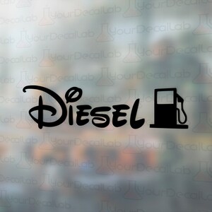 Diesel Fuel Decal Many Colors & Sizes - Etsy