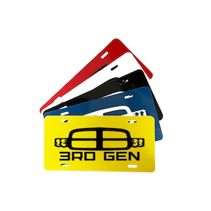3rd Gen Grille License Plate Many Colors - Etsy