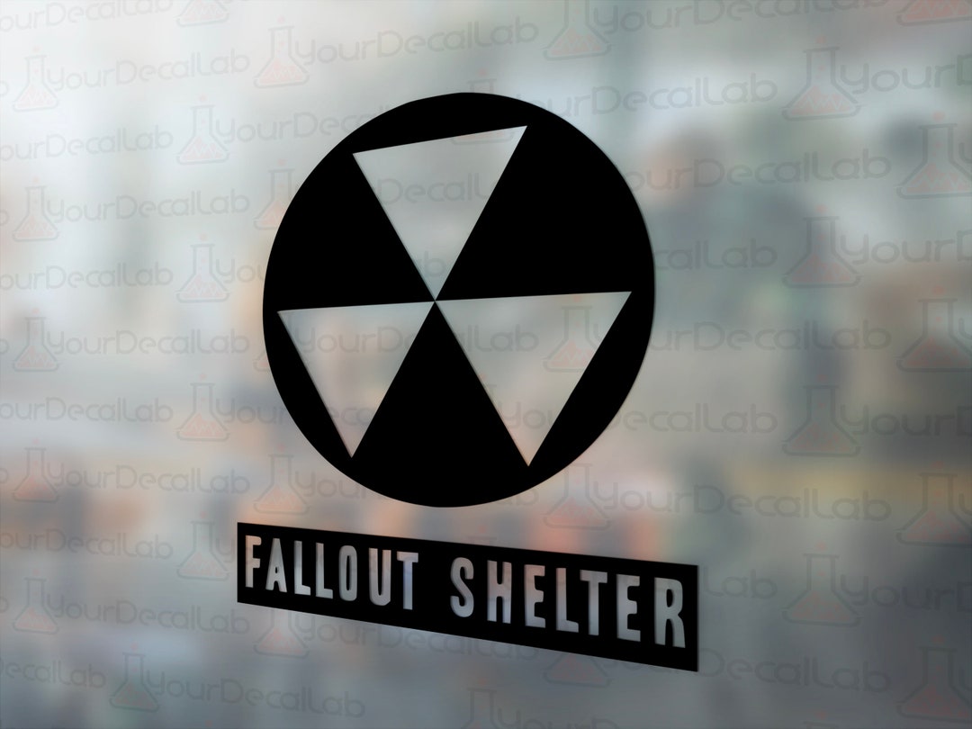 Fallout Shelter Decal Many Colors & Sizes - Etsy