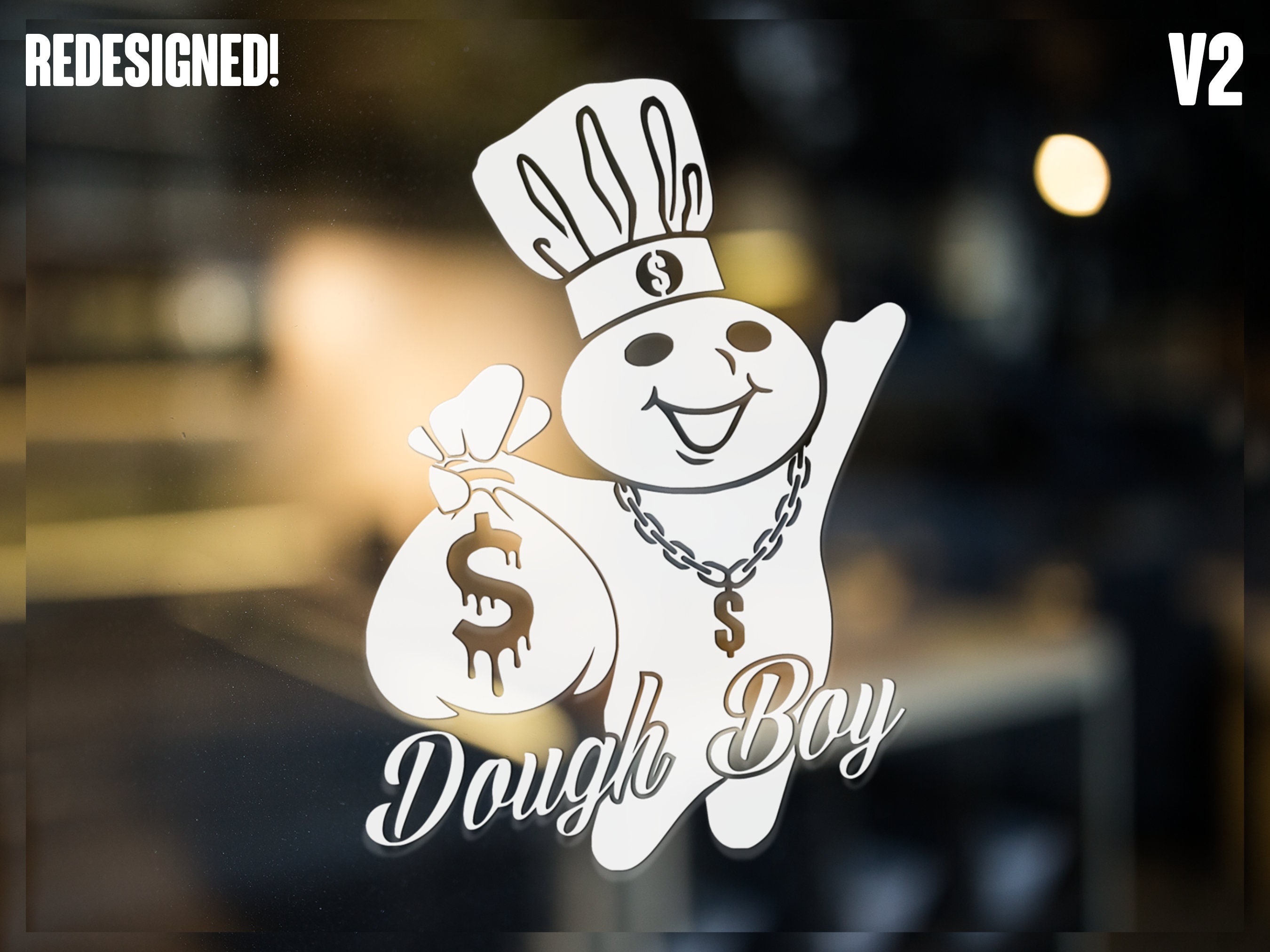 Dough Boy V2 Decal Many Colors & Sizes - Etsy Finland
