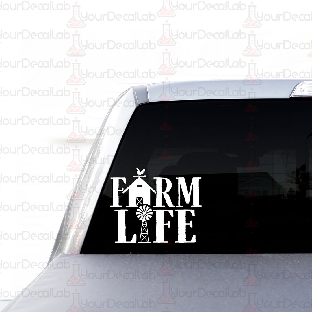 Farm Life Decal Many Colors & Sizes - Etsy