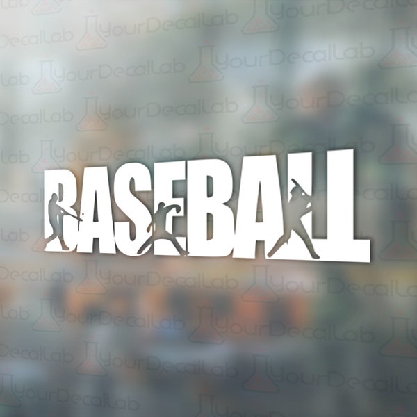 Baseball Decal - Etsy