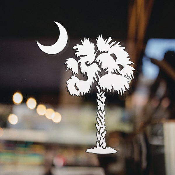 Palmetto Tree Decal - Etsy