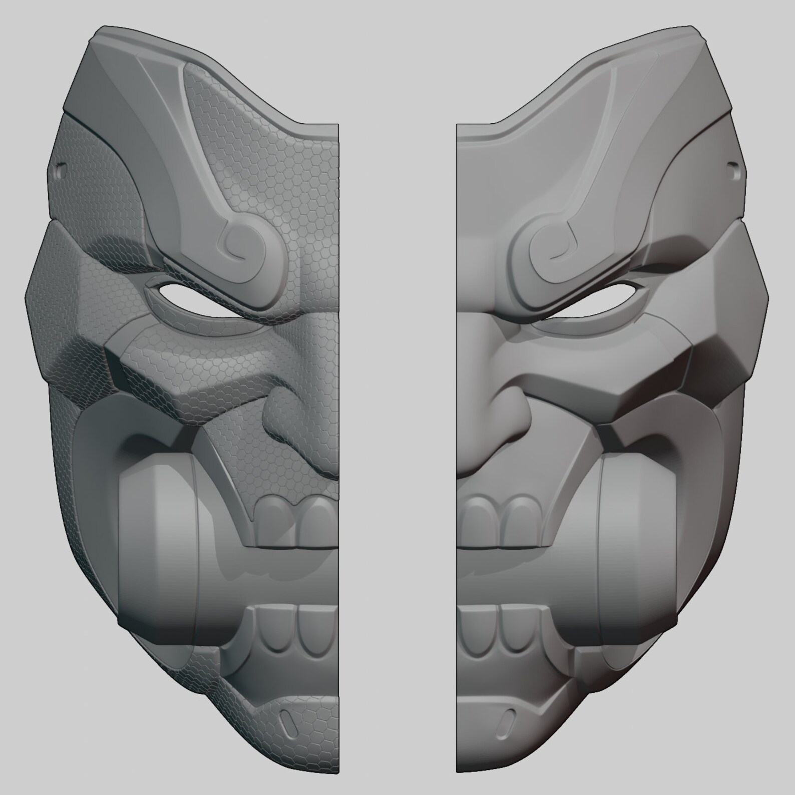 Motorized Cyberdemon Genji Helmet From Overwatch 2 - Etsy