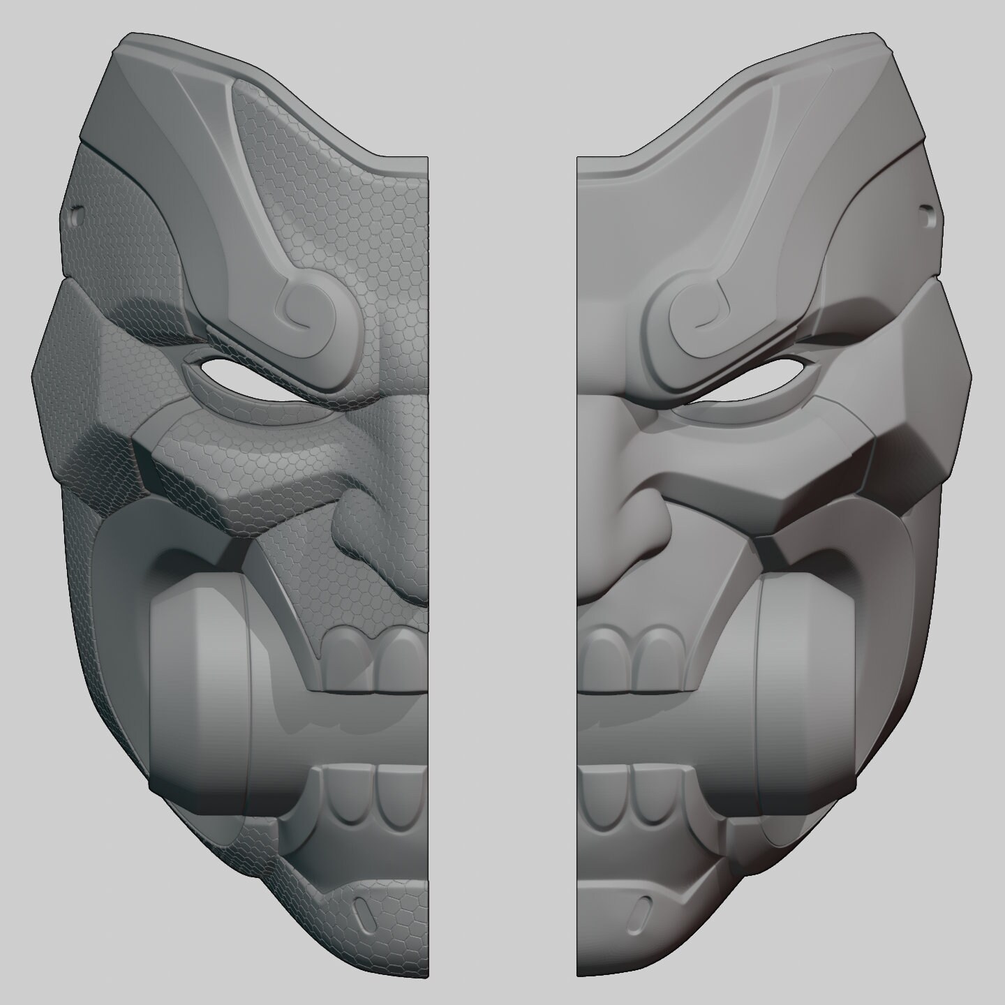 Motorized Cyberdemon Genji Helmet From Overwatch 2 - Etsy