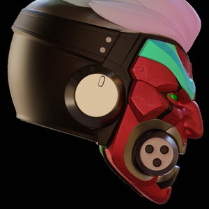 Motorized Cyberdemon Genji Helmet From Overwatch 2 - Etsy