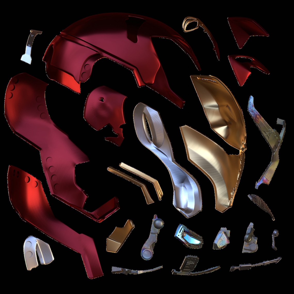 Battle Damaged Mark 50 Helmet 3D Model - Etsy