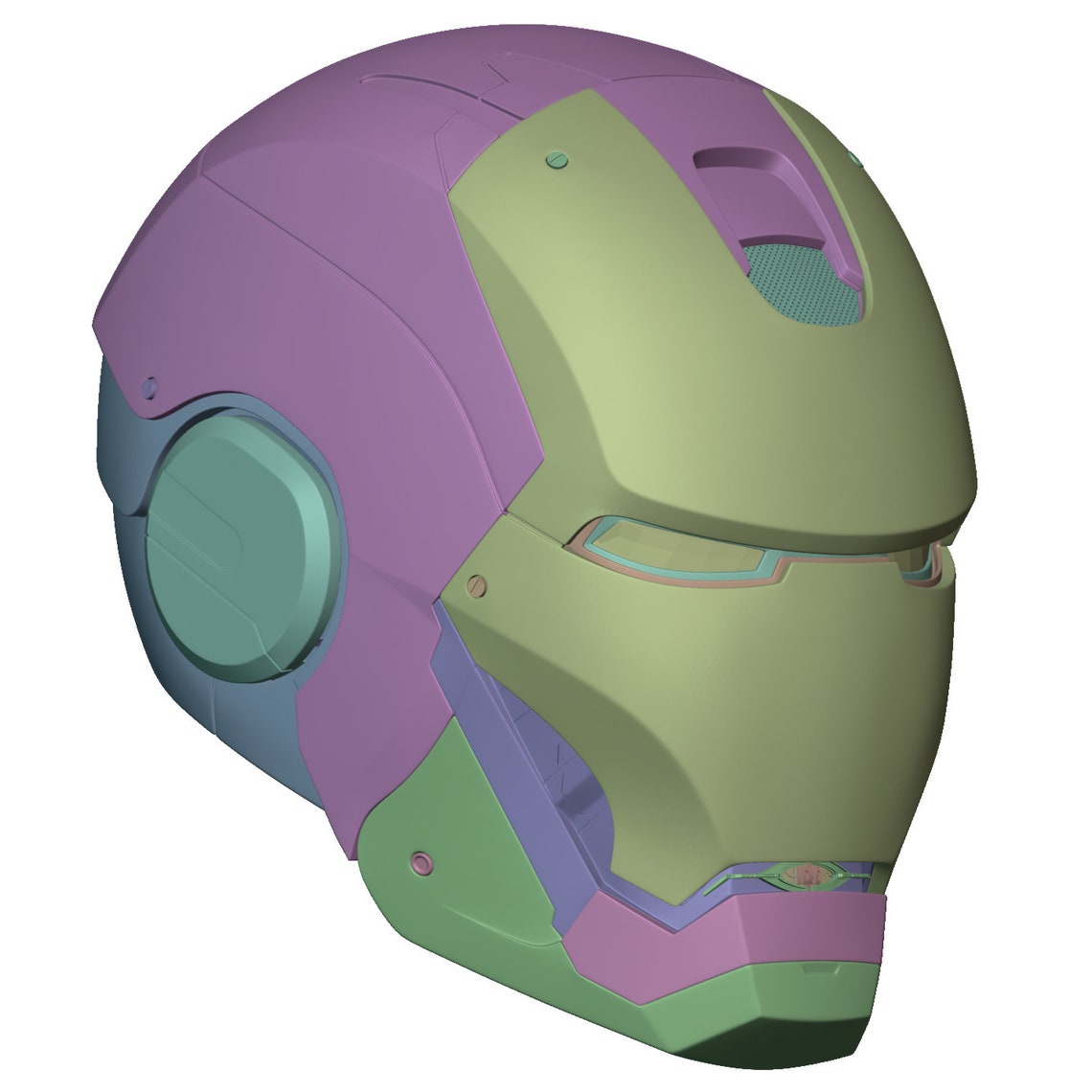 Ironman Mark 45B Helmet 3D Printable Model With Interior - Etsy