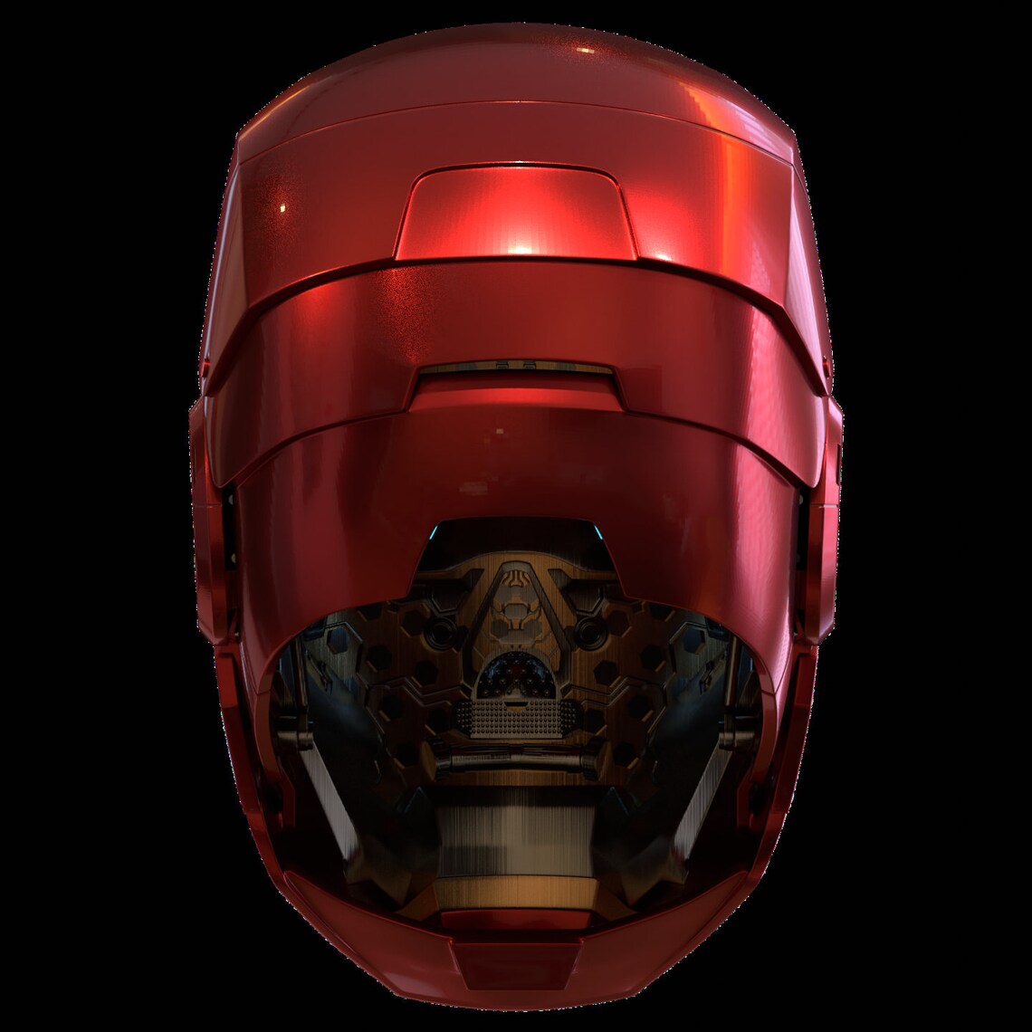 Ironman Mark 45B Helmet 3D Printable Model With Interior - Etsy
