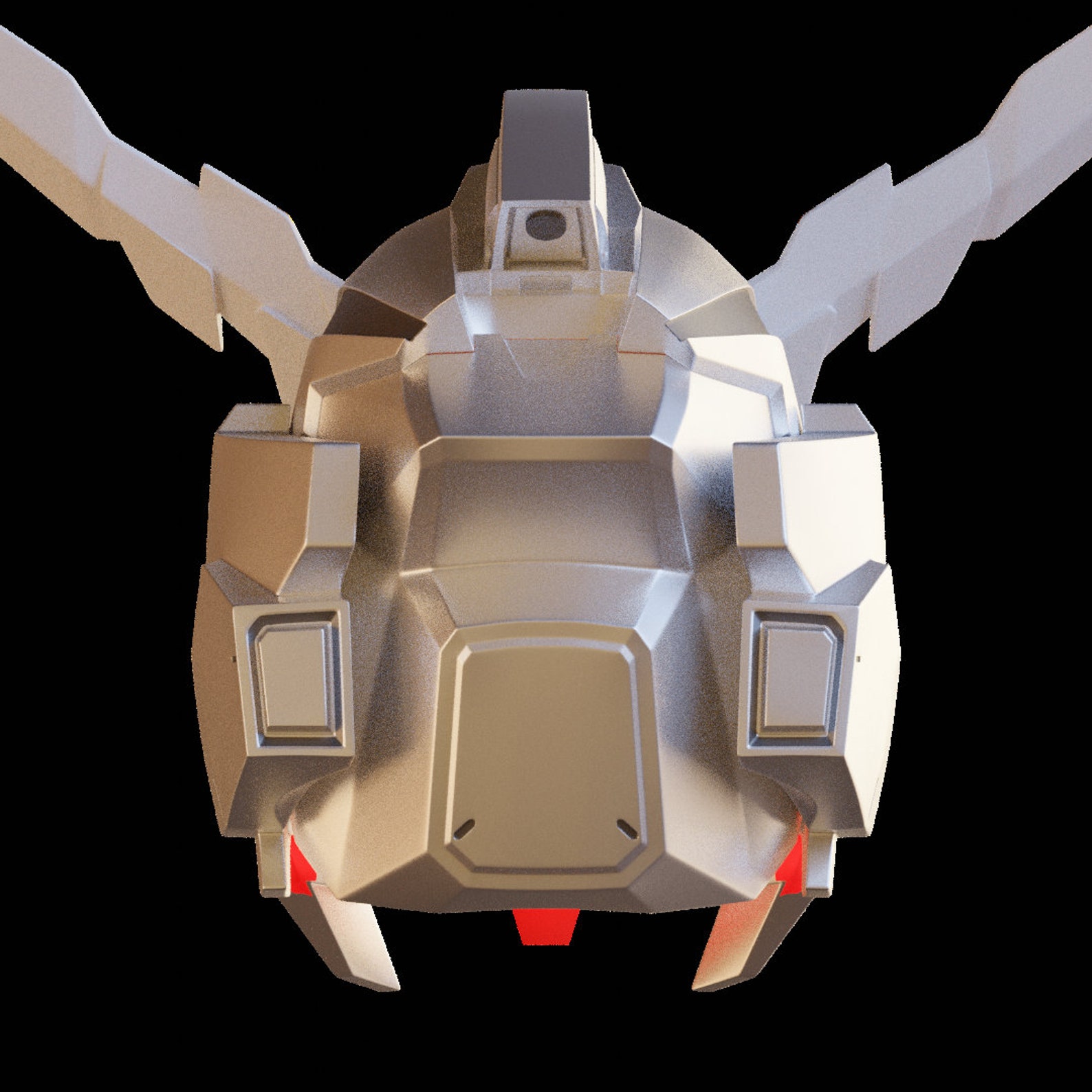 Gundam RX-0 Unicorn Helmet 3D Model - Etsy Canada