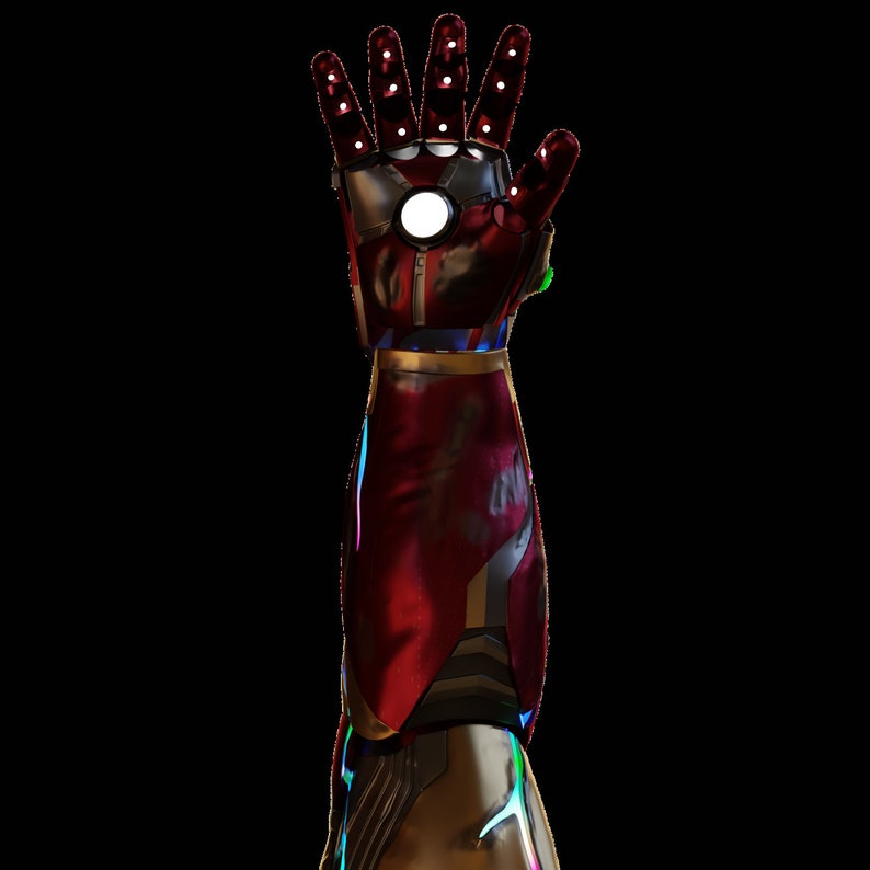 Normal and Battle Damaged Ironman Mark 85 Infinity Gauntlet 3D - Etsy