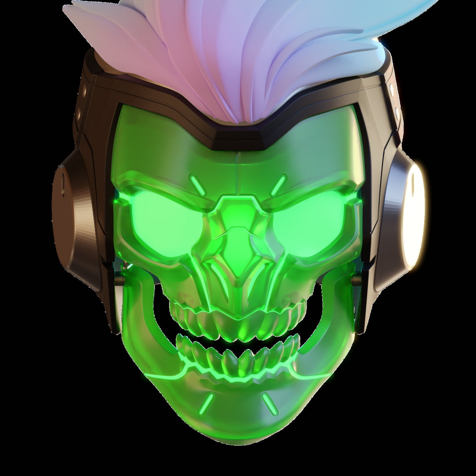 Motorized Cyberdemon Genji Helmet From Overwatch 2 - Etsy