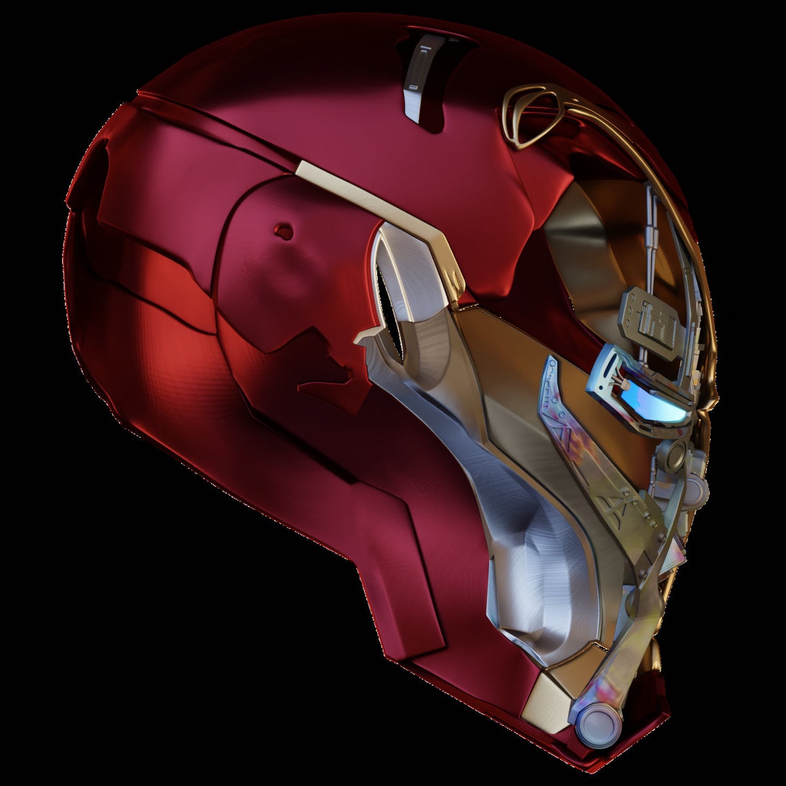 Battle Damaged Mark 50 Helmet 3D Model - Etsy